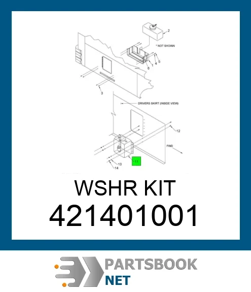 421401001 WSHR KIT fits NAVISTAR